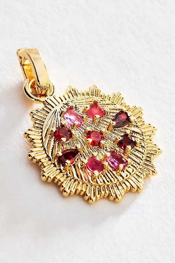 Anthropologie Crystal Co Charm - Pink