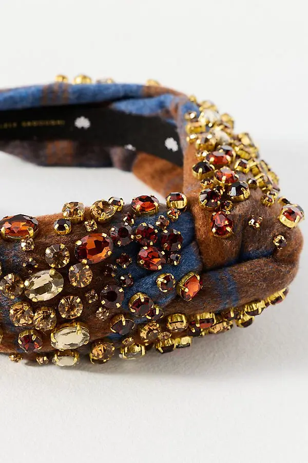 Lele Sadoughi Marlene Crystal Foliage Headband