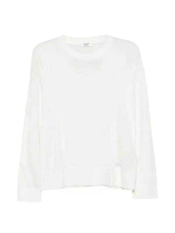 Liu Jo Ribbed-trim Fine-knit Sweater