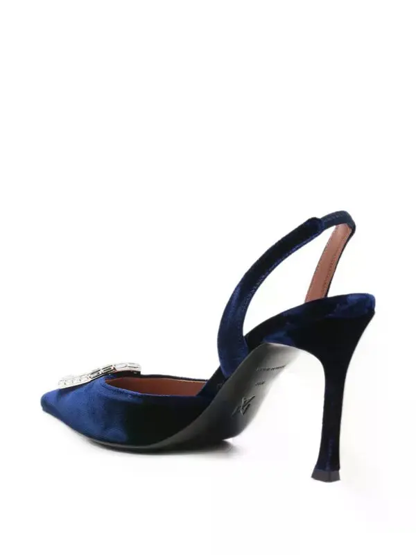 Amina Muaddi Camelia Sling-back Heeled Pumps