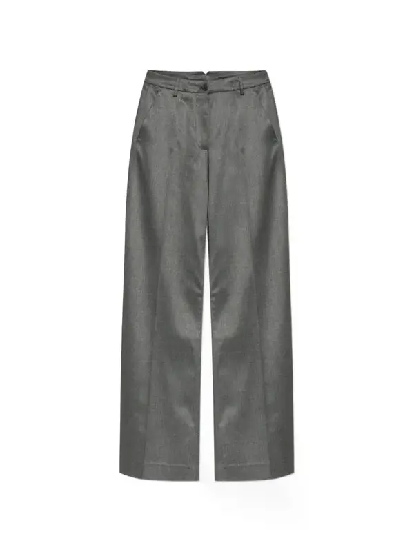 Paul & Shark Pressed-crease Wide-leg Trousers