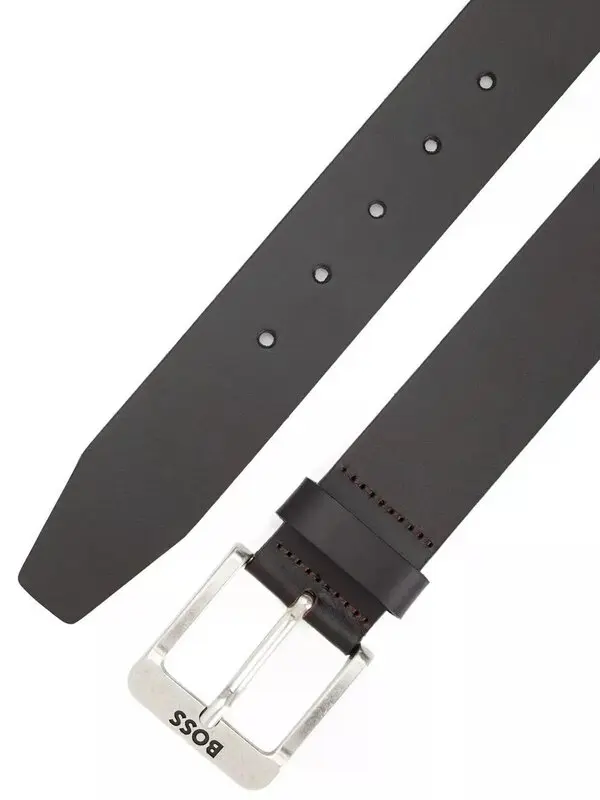 BOSS Logo-detail Leather Belt
