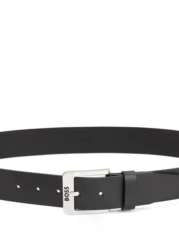 BOSS Logo-detail Leather Belt