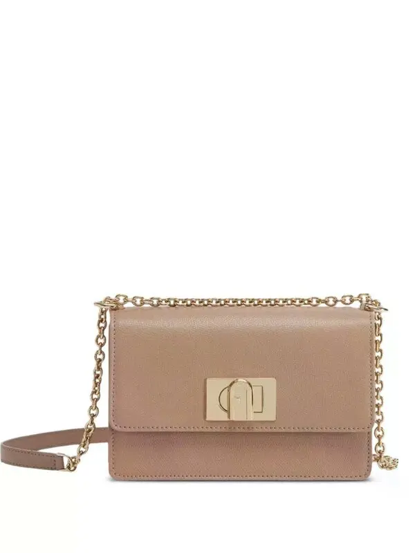 Furla Mini 1927 Leather Crossbody Bag - Brown