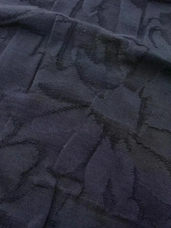 Hermès 2010s Patterned Fine-knit Sweater