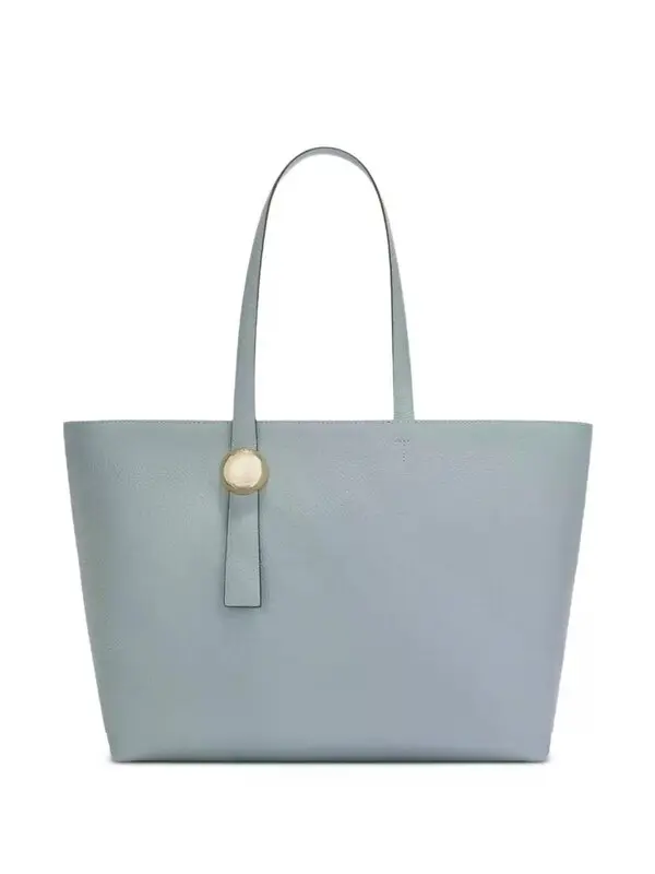 Furla Logo-engraved Pebbled Tote Bag