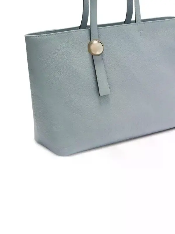 Furla Logo-engraved Pebbled Tote Bag