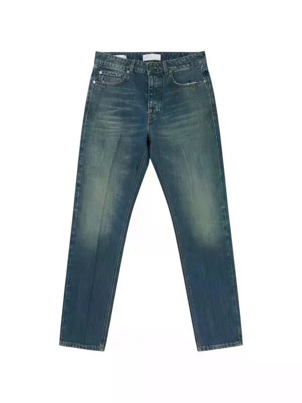 BE ABLE Faded Straight-leg Jeans - Blue