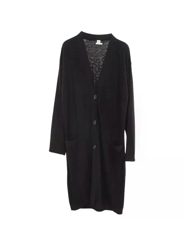 Hermès 2010s Chaîne D'ancre Textured Cardigen-coat