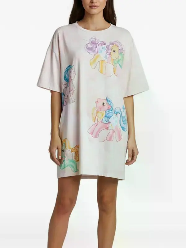 Moschino My Little Pony Oversized T-shirt Mini Dress - Pink