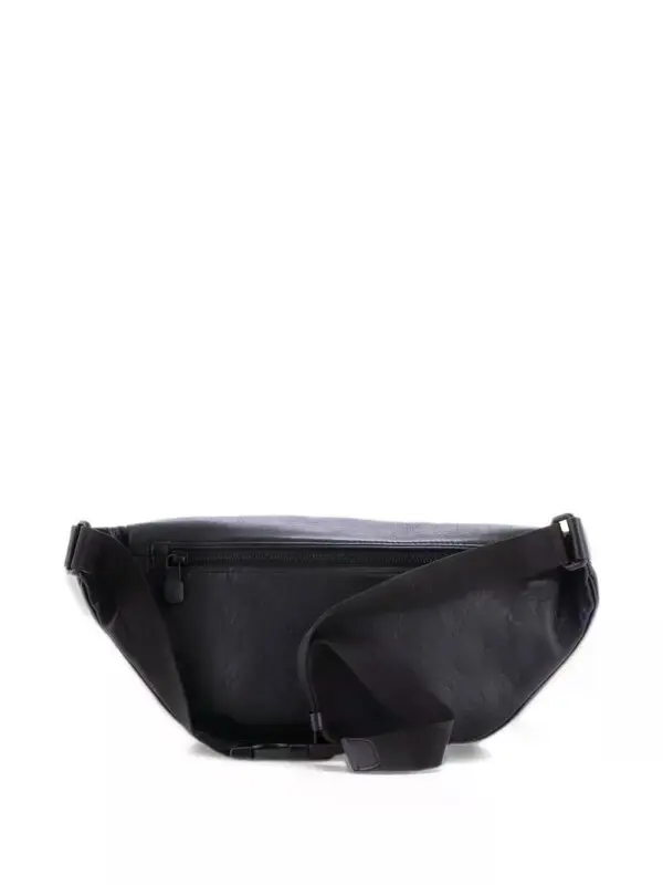 LOUIS VUITTON Discovery Bumbag Monogram Shadow Leather Pm Belt Bag - Black