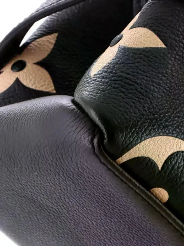 LOUIS VUITTON Petit Palais Handbag Bicolor Monogram Empreinte Giant Satchel