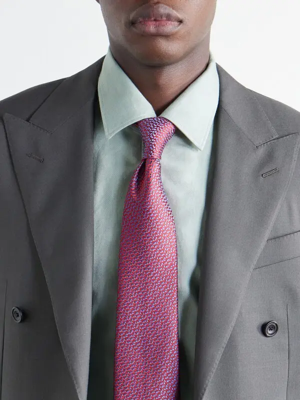 Charvet 8.5cm Silk-jacquard Tie