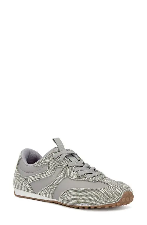 AZALEA WANG Tempo Rhinestone Sneaker