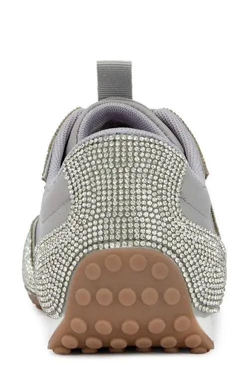 AZALEA WANG Tempo Rhinestone Sneaker