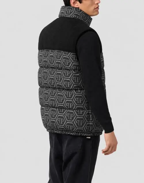 Philipp Plein Nylon Vest Monogram
