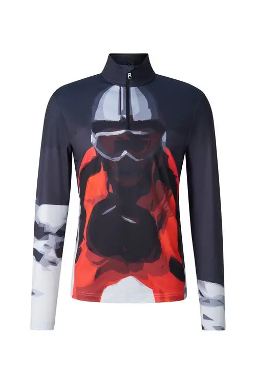 Bogner First Layer Verti - Anthracite/red
