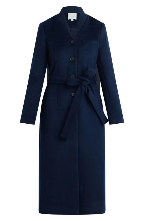 FAVORITE DAUGHTER The Molly Tie Waist Wool Blend Coat