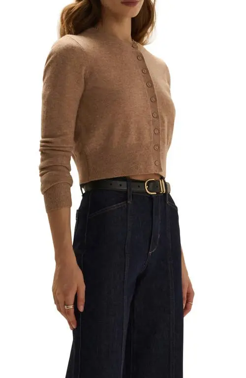 FAVORITE DAUGHTER The Cropped Rebecca Cashmere Cardigan