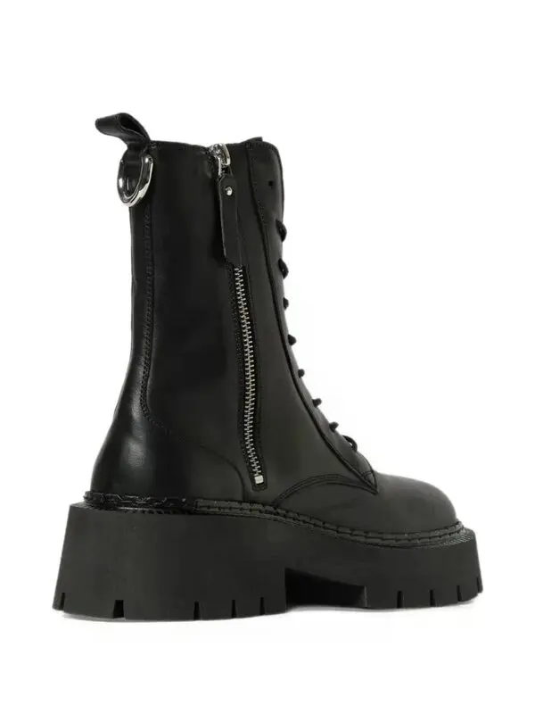 VIC MATIE Lace-up Leather Ankle Boots