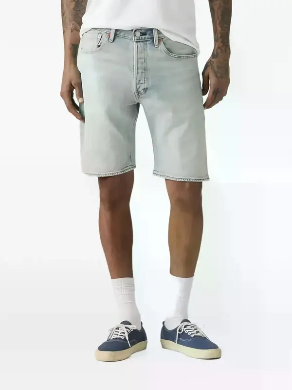 LEVI'S Faded Denim Shorts