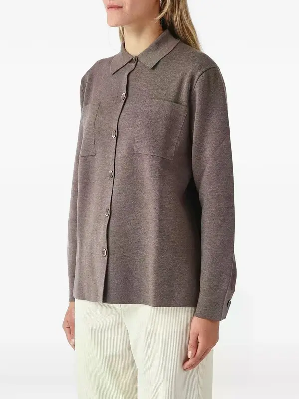 GRAN SASSO Button-up Patch-pocket Shirt