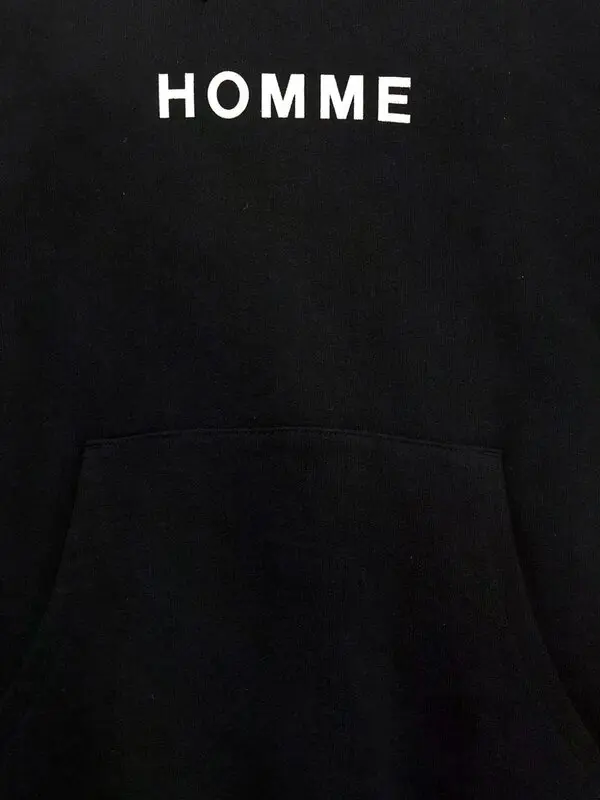 Comme Des Garçons Logo-print Cotton Hoodie