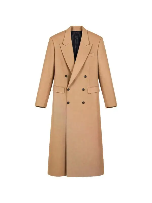 ANIPS Double-breasted Longline Coat
