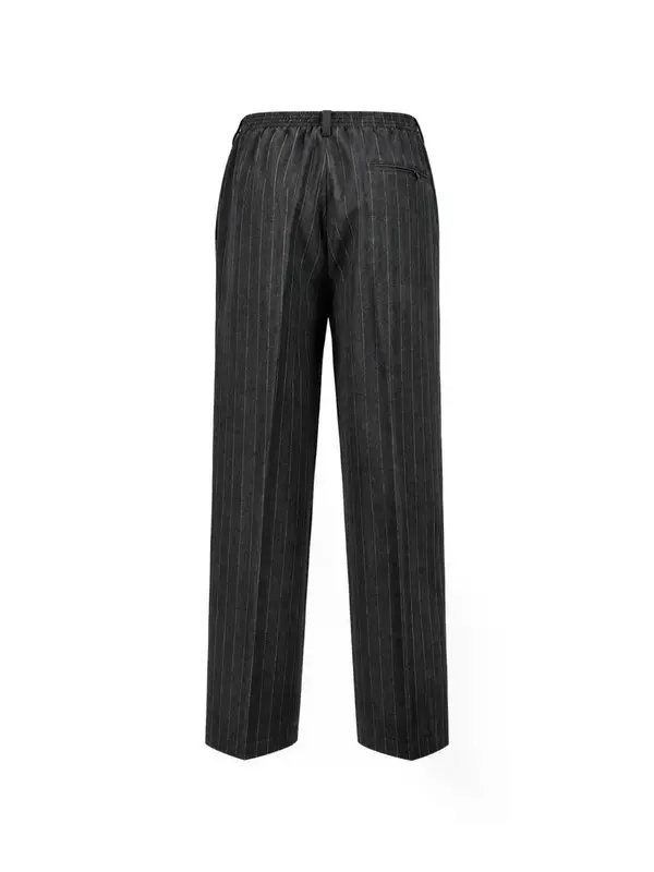CELLAR DOOR Pinstriped Elasticated-waist Trousers