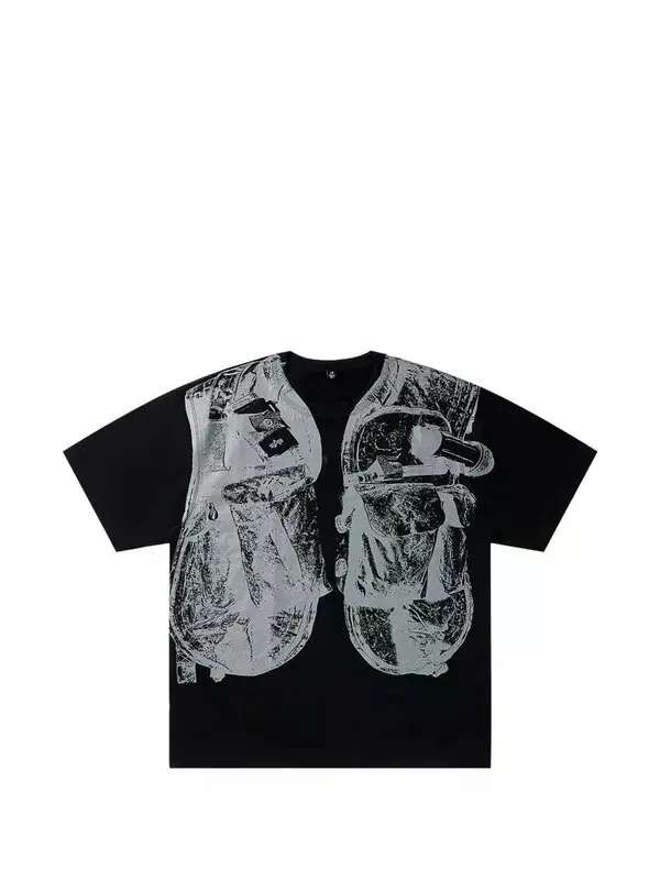 Alpha Industries X Icecream Reflective Vest-print T-shirt