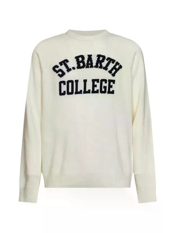 MC2 SAINT BARTH Intarsia-knit Raglan-sleeve Sweater