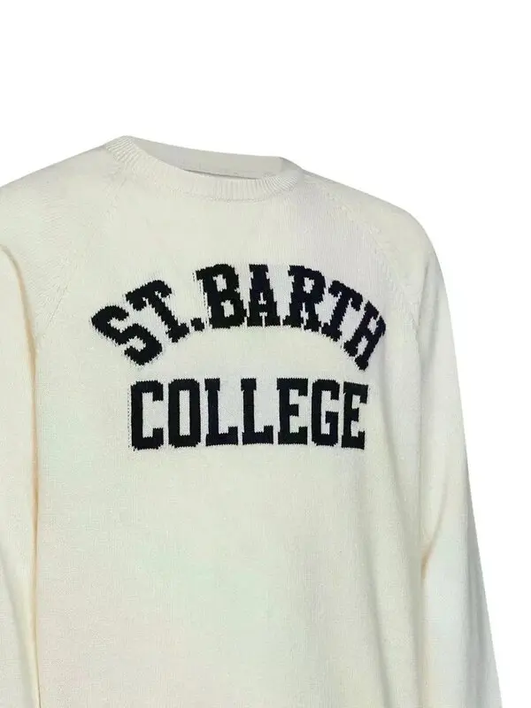 MC2 SAINT BARTH Intarsia-knit Raglan-sleeve Sweater