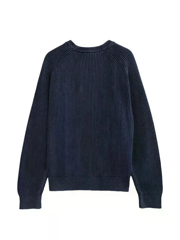 FERRAMENTA Ribbed Raglan-sleeve Sweater