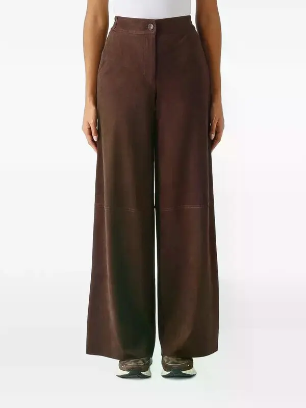 NENETTE Seam-detail Wide-leg Trousers
