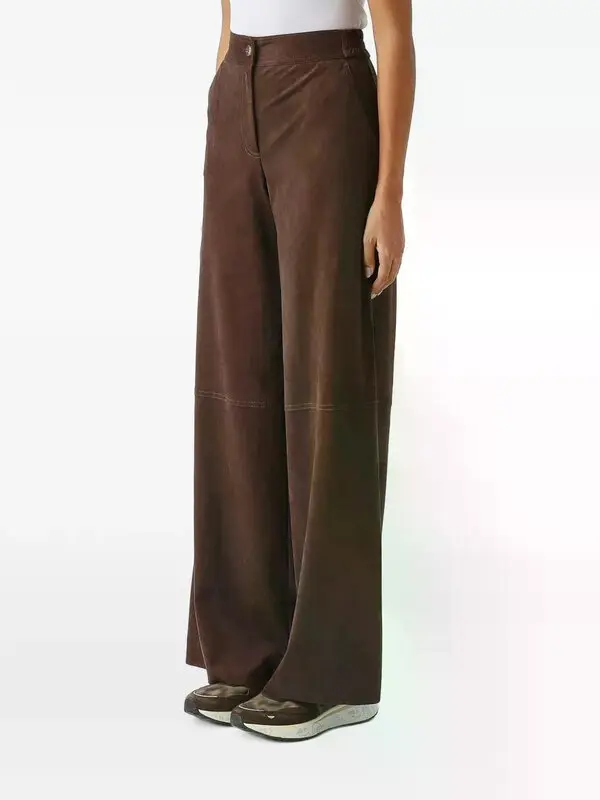 NENETTE Seam-detail Wide-leg Trousers