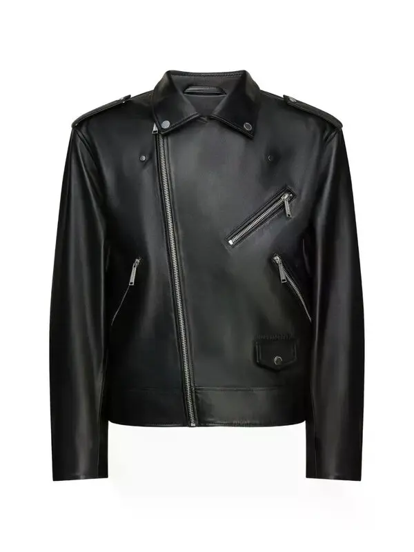 Karl Lagerfeld Leather Biker Jacket
