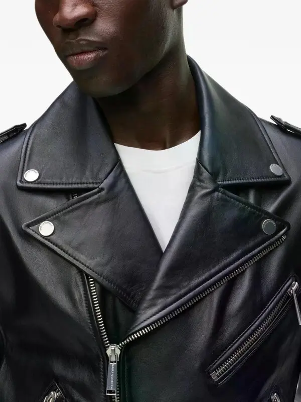 Karl Lagerfeld Leather Biker Jacket