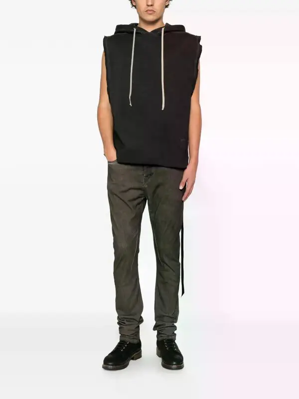 Rick Owens Distressed Slim-fit Jeans