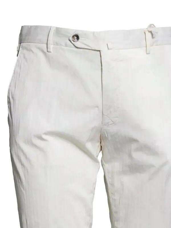 L.B.M. 1911 Ray Herringbone-pattern Slim-fit Trousers