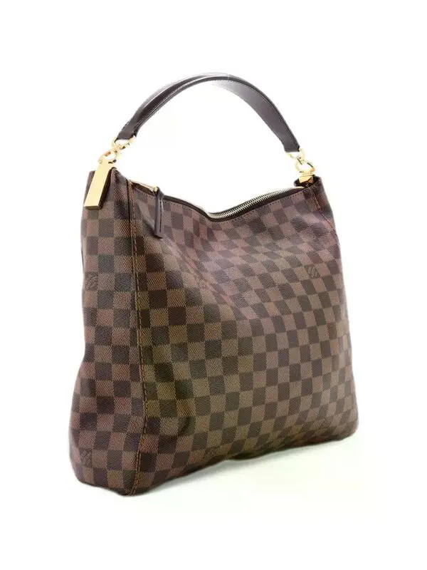 LOUIS VUITTON Portobello Handbag Damier Gm Hobo Bag