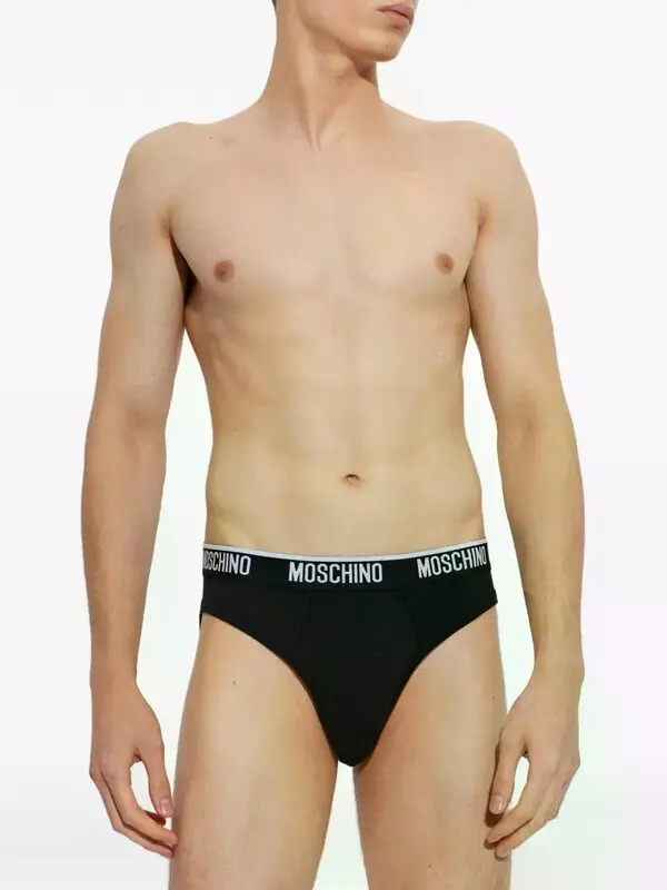 Moschino Logo-waistband Briefs