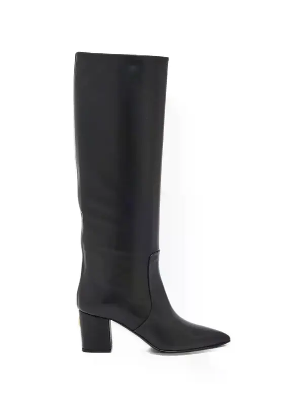 VIA ROMA 15 Pointed-toe Knee-high Boots - Black