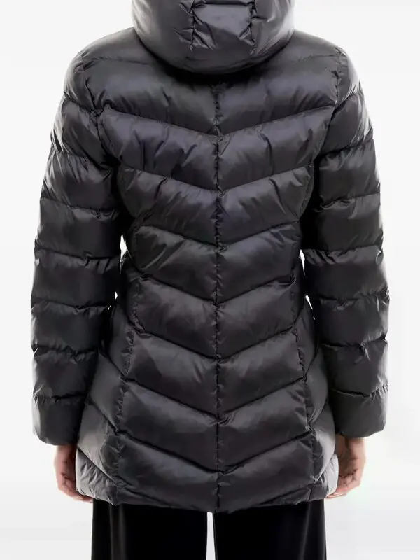 EA7 Quilted Hooded Jacket