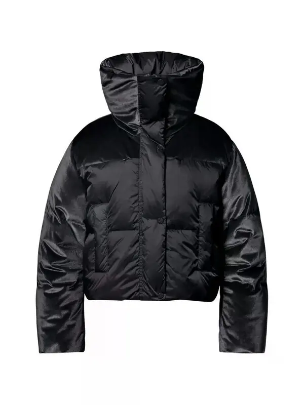 Goldbergh Yume Quilted Velvet-panelled Ski Jacket - Black