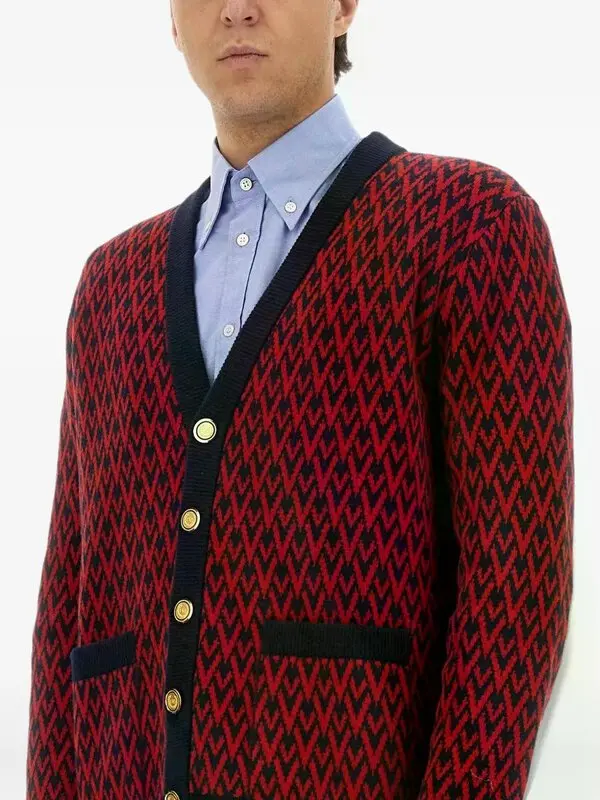 Valentino Garavani Toute La V-pattern Cardigan