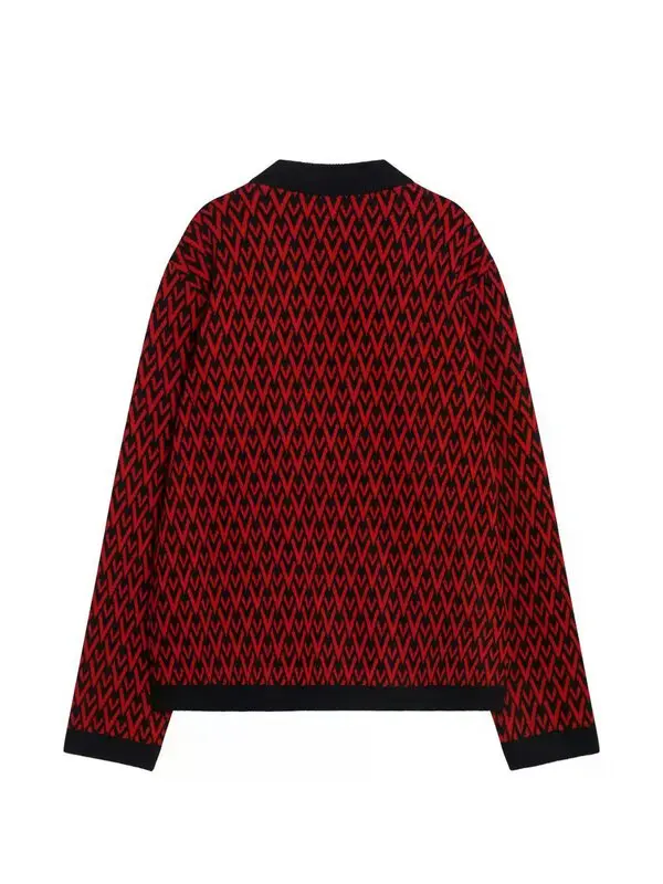Valentino Garavani Toute La V-pattern Cardigan