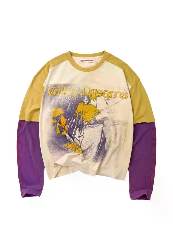 VALE FOREVER Sunrise Graphic-print T-shirt - Neutrals