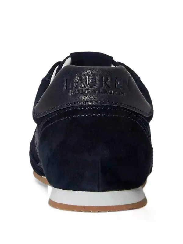 Ralph Lauren Dani Suede Logo-embroidered Sneakers