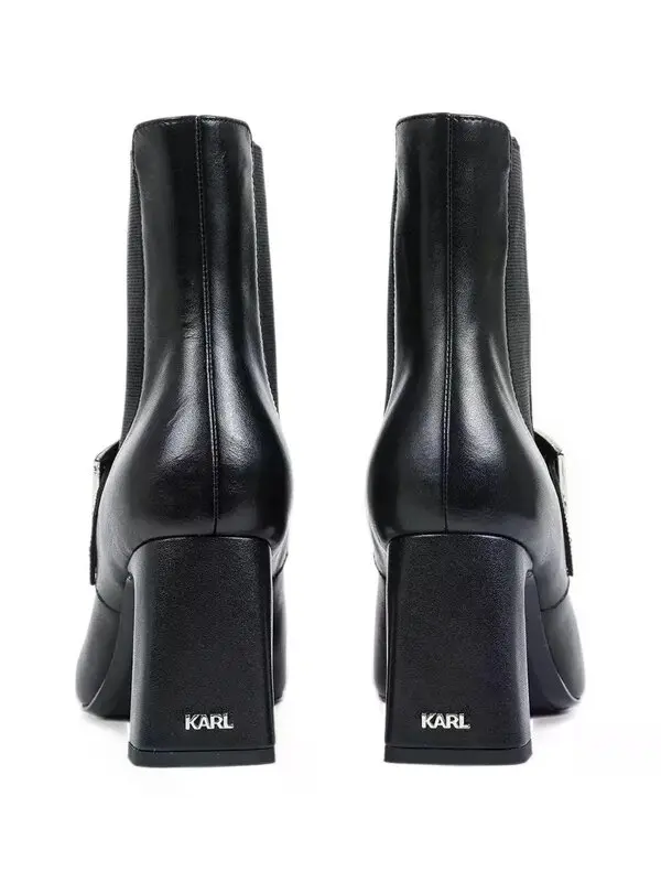 Karl Lagerfeld Kati Ankle Boots - Black