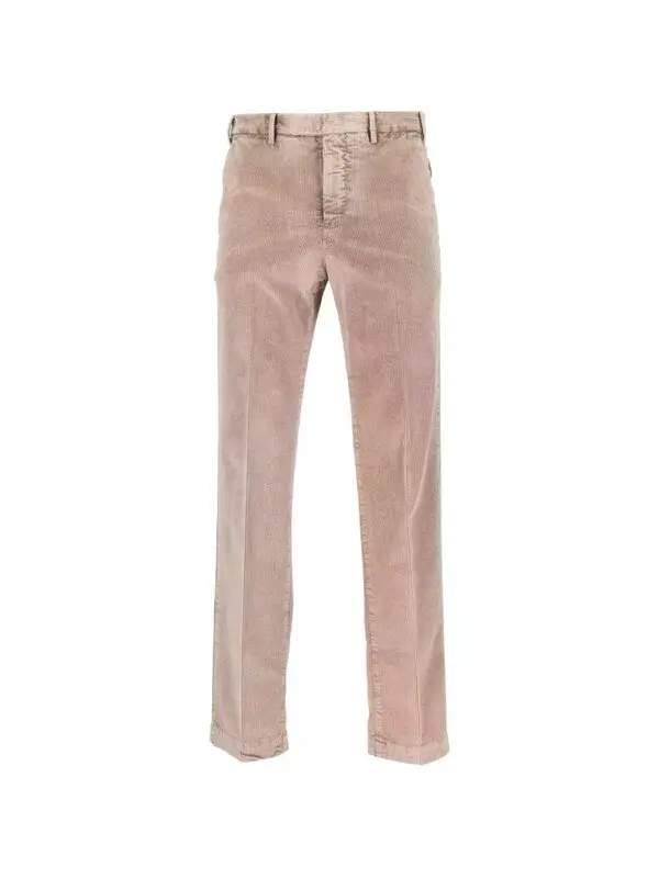 PT TORINO Master Corduroy Straight-leg Trousers - Neutrals